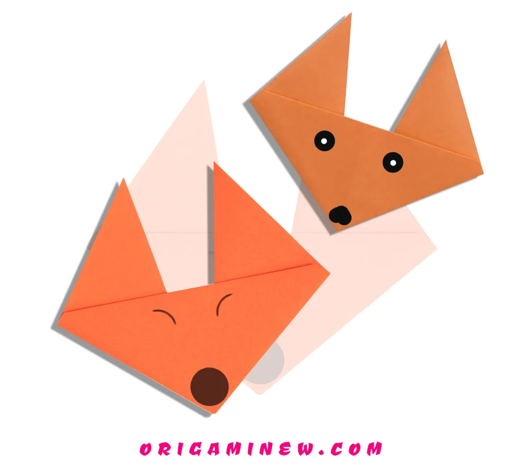 Perfect Origami Fox Face