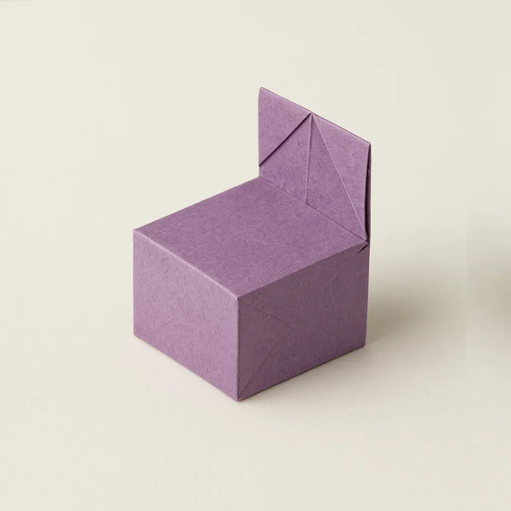 Origami Miniature Chair: Paper Furniture Tutorial In 8 Steps